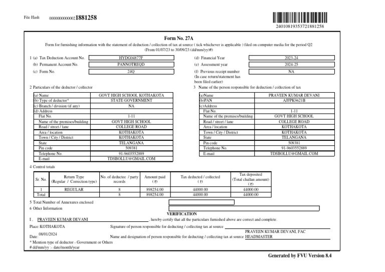 27a Hydg04877f 24Q Q2 202324 | PDF | Public Finance | Taxation