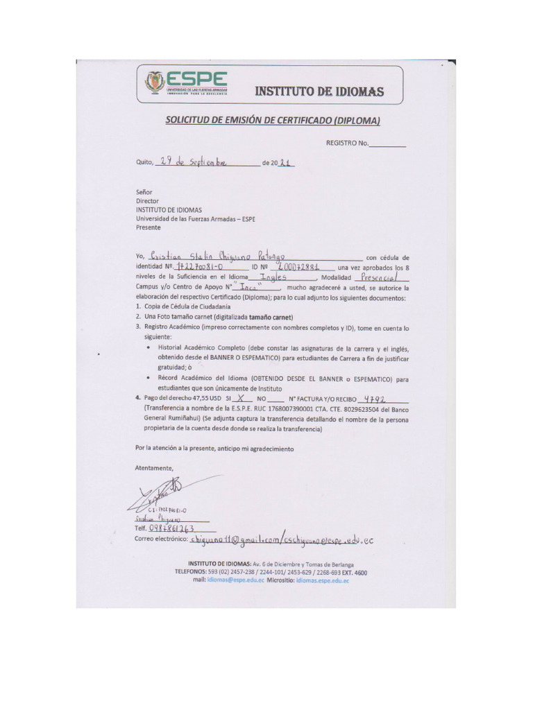 Documentos Completos ESPE | PDF