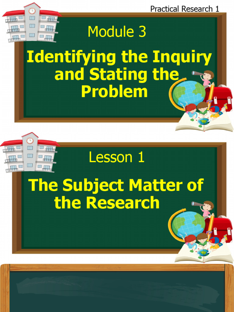 PR1 Quarter 3 Module 3 | PDF | Question | Sampling (Statistics)