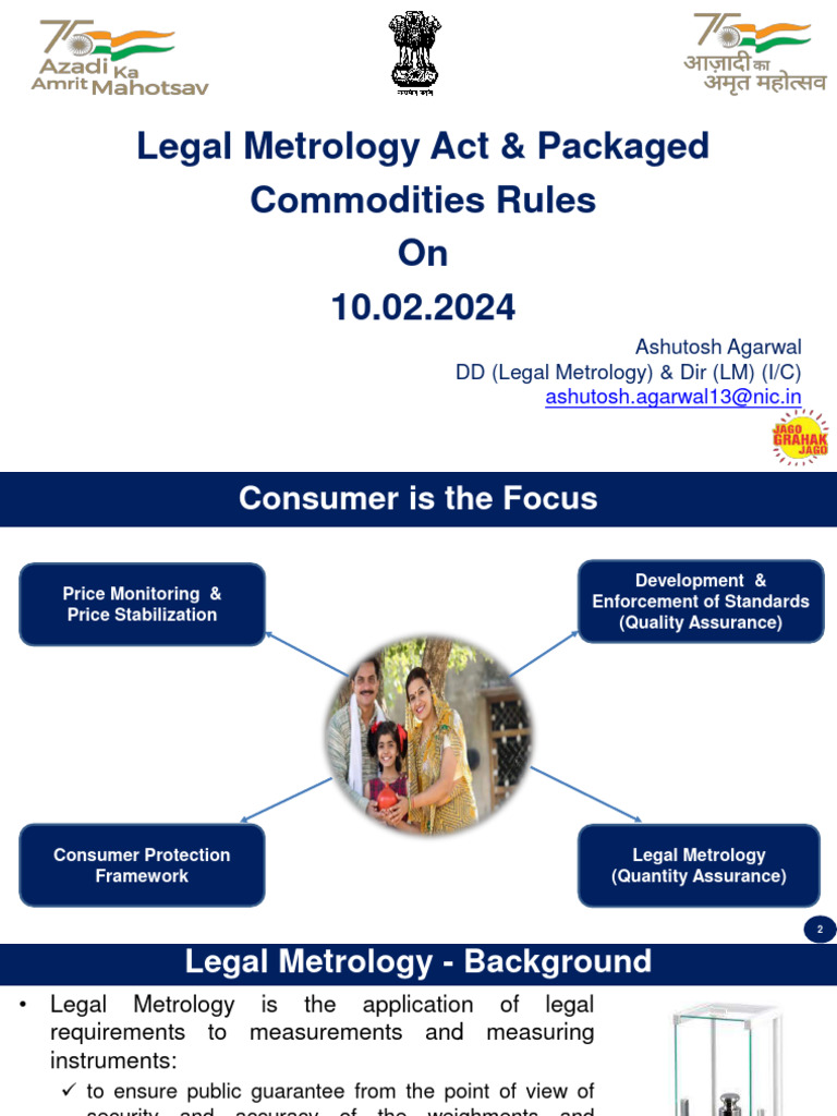 Legal Metrology Packaged Commodities 2024 | PDF | Metrology ...
