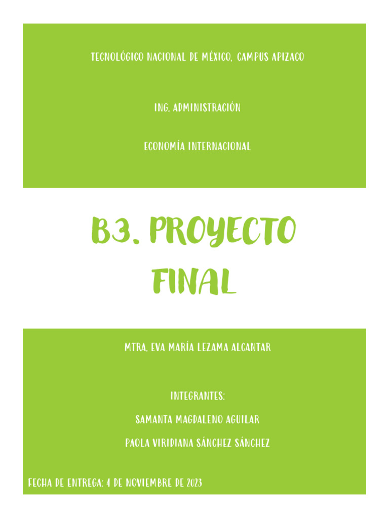B3. Proyecto Final Bimbo | PDF | Business | Logística