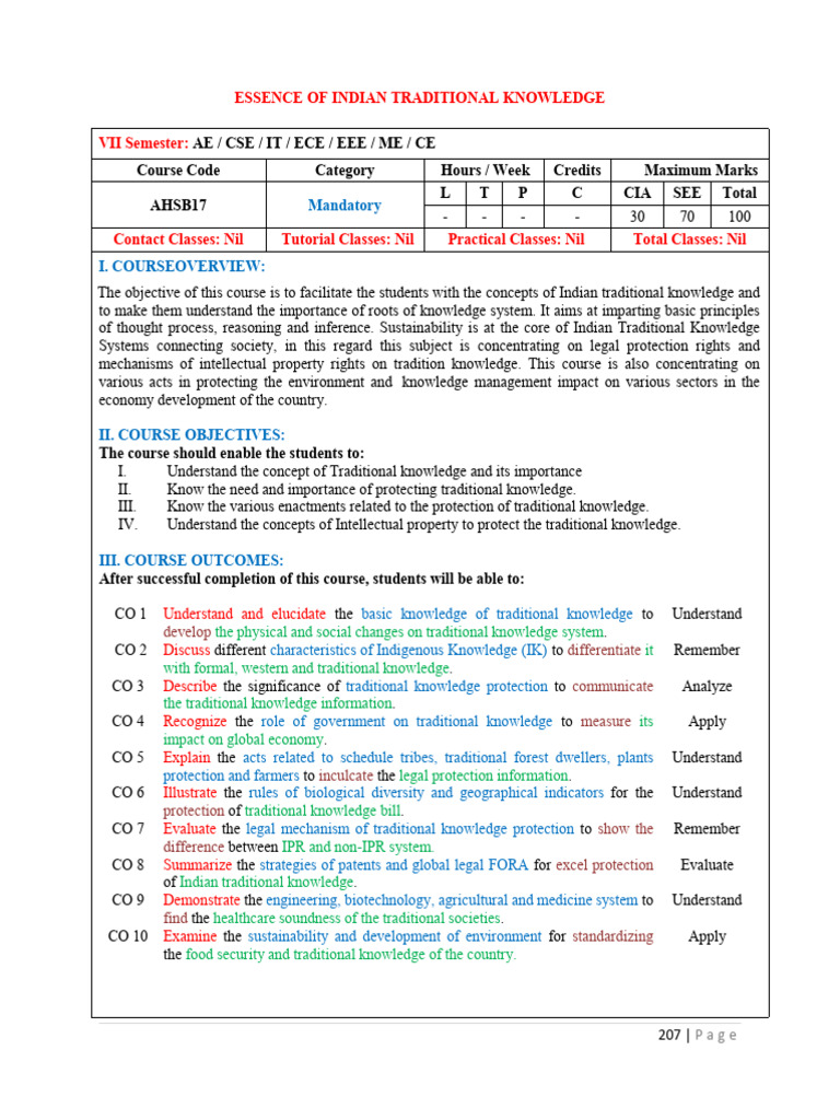 Essence of Indian Traditional Knowledge | PDF | Traditional Knowledge | Knowledge
