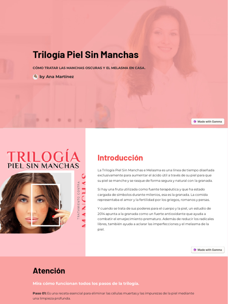 Trilogia Piel Sin Manchas | PDF | Color de piel humana