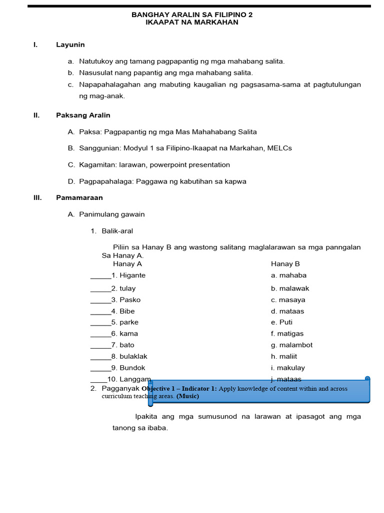SDLP Filipino2 Pagpapantig | PDF