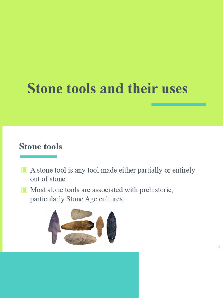 Stone Age Tools and Their Uses | PDF | Stone Age | Archaeology