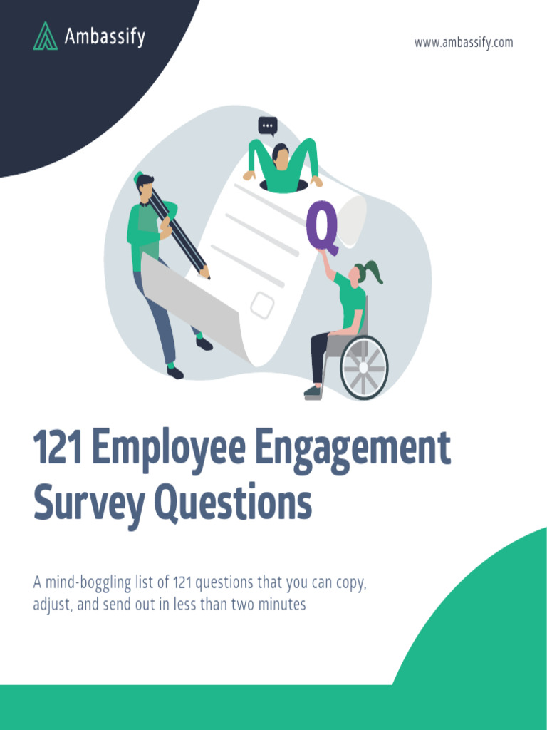 121 Employee Engagement Survey Questions | PDF | Employment | Social Media