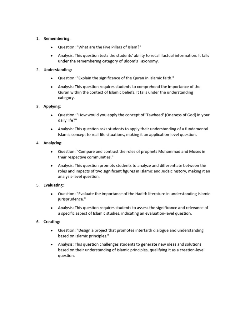 Analisi Soal Bloom | PDF | Understanding | Analysis