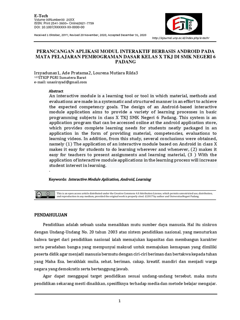 Jurnal Modul Pembelajaran Tik | Download Free PDF | Computing | Software Engineering