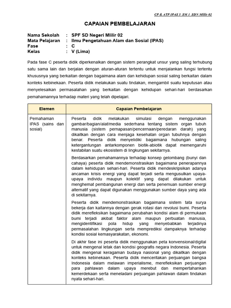 CP & TP Ipas 5 | PDF