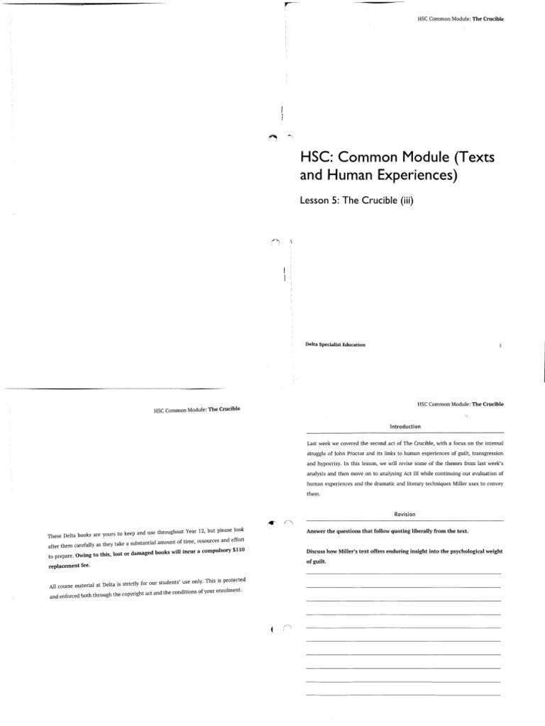 L5 - HE Crucible III | PDF