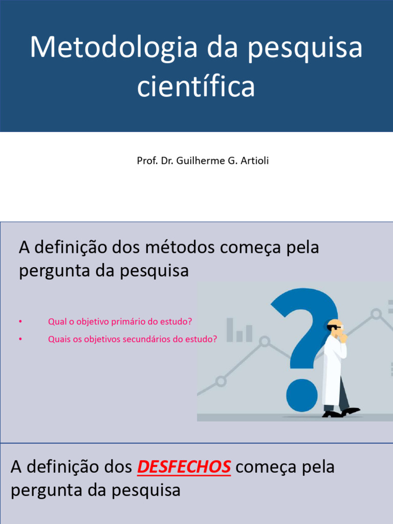 Aula 4 Metodologia Da Pesquisa Científica Pdf Pdf Método