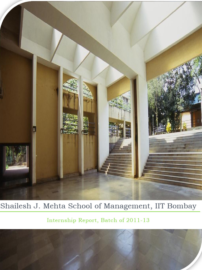 IIT Bombay Summer Placement Brochure | PDF | Service Industries | Economies