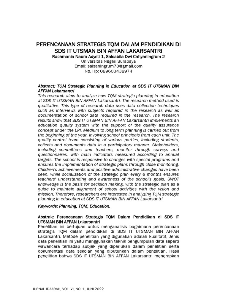 ARTIKEL MMT KLMPK 12 | PDF | Strategic Planning | Cybernetics