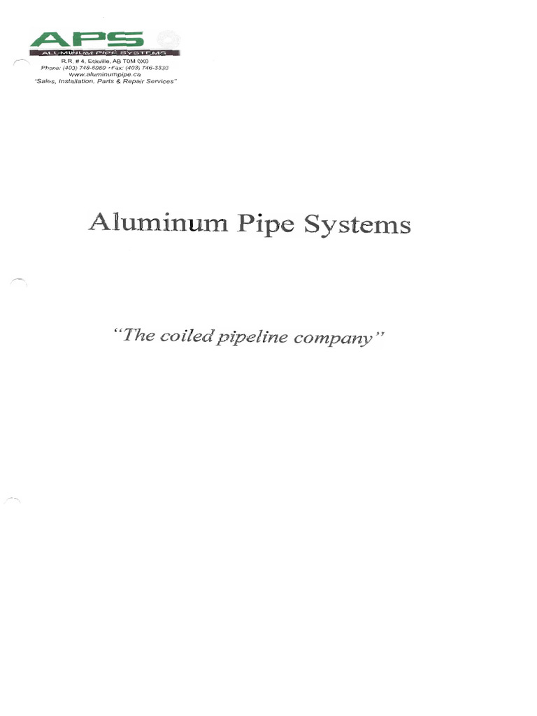 APS Technical Data | PDF