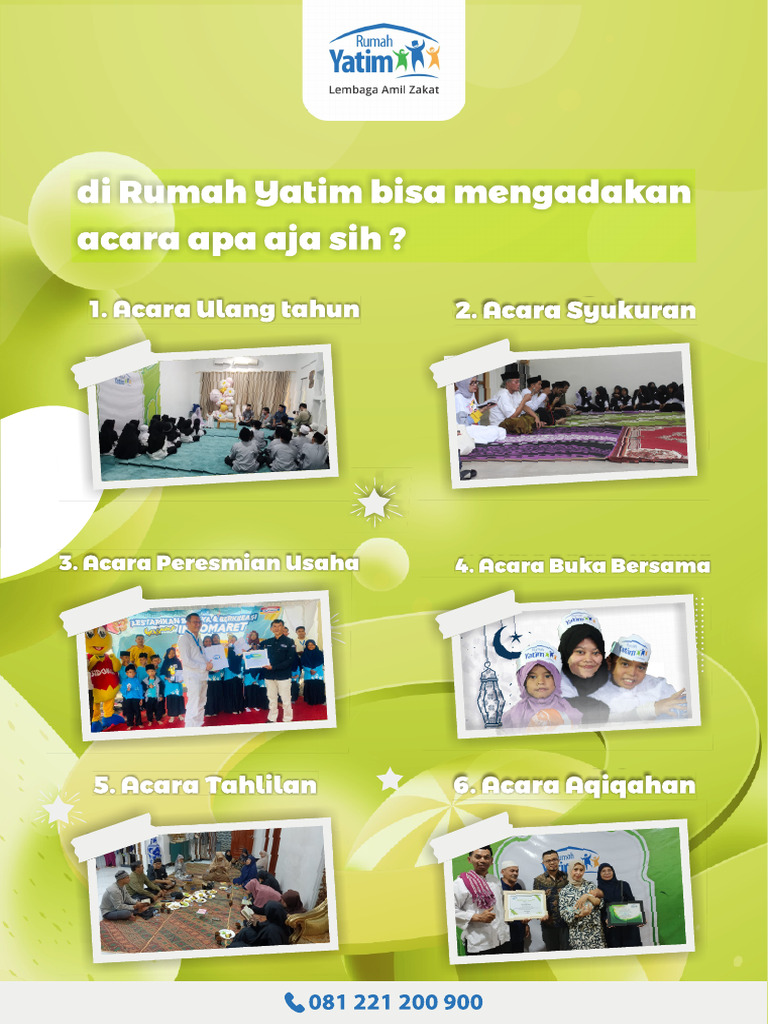 Template Acara Rumah Yatim A4 | PDF