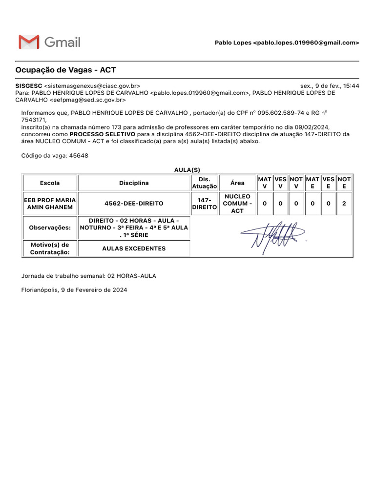 (Act-Pablo) Documentos de Admissão (Com MLR'S Assinadas) + Checklist ...