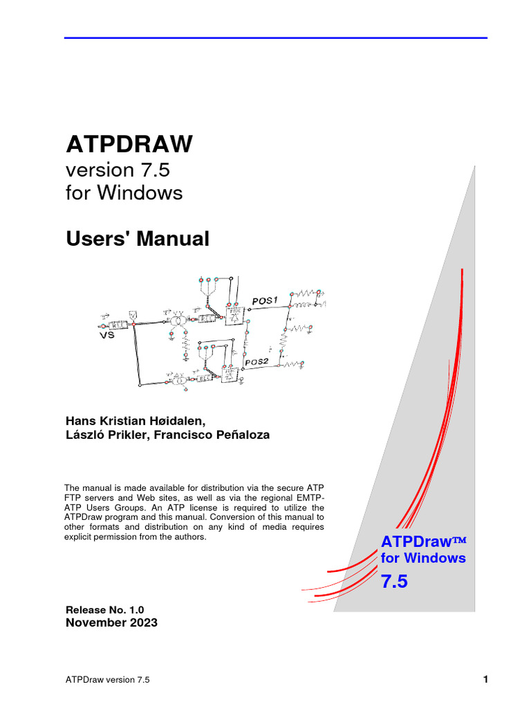 ATPDraw Manual 75 | PDF | Microsoft Windows | Computer Program