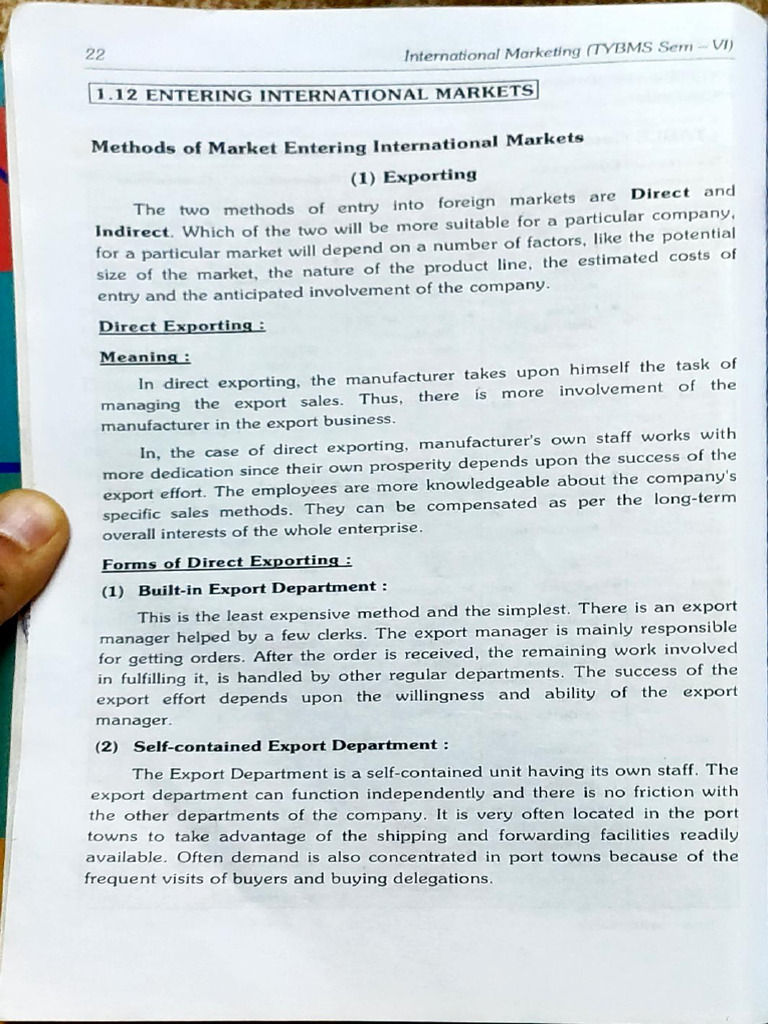 Direct Export and Indirect Export | PDF Direct Export and Indirect Export | PDF