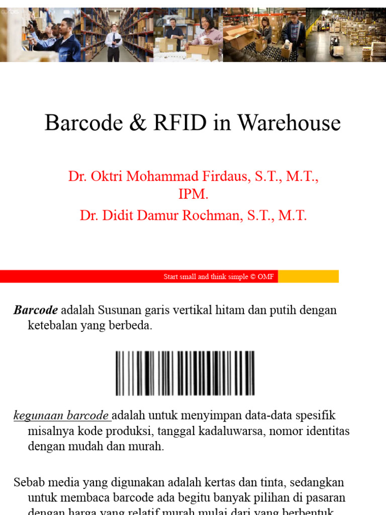 06 - Barcode & RFID in Warehouse | PDF