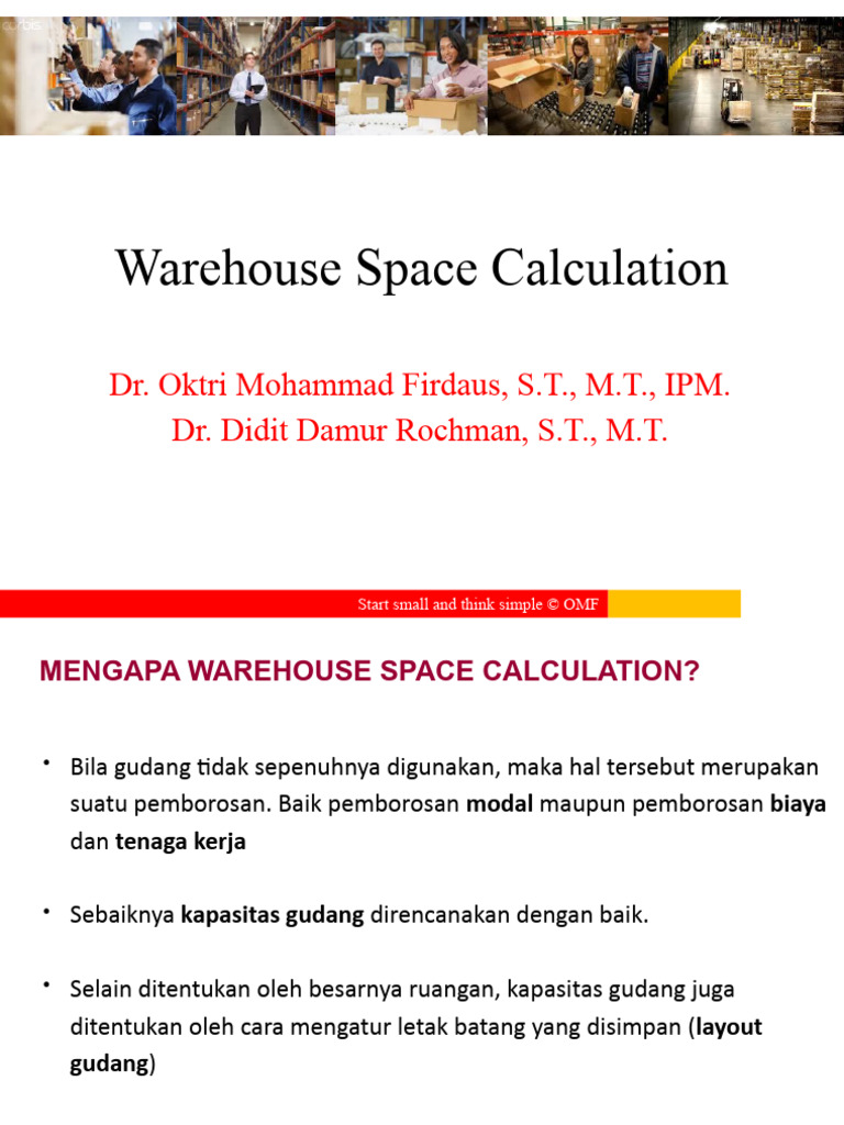 05 - Warehouse Space Calculation | PDF