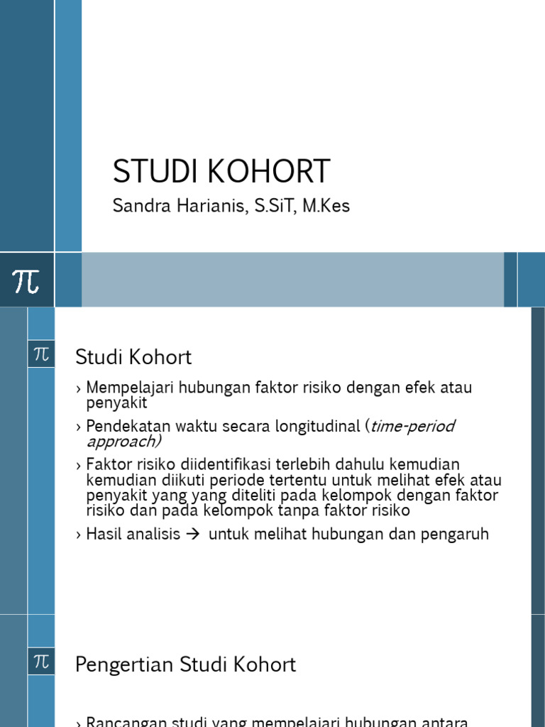 6. Pertemuan 6, Studi Kohort | PDF