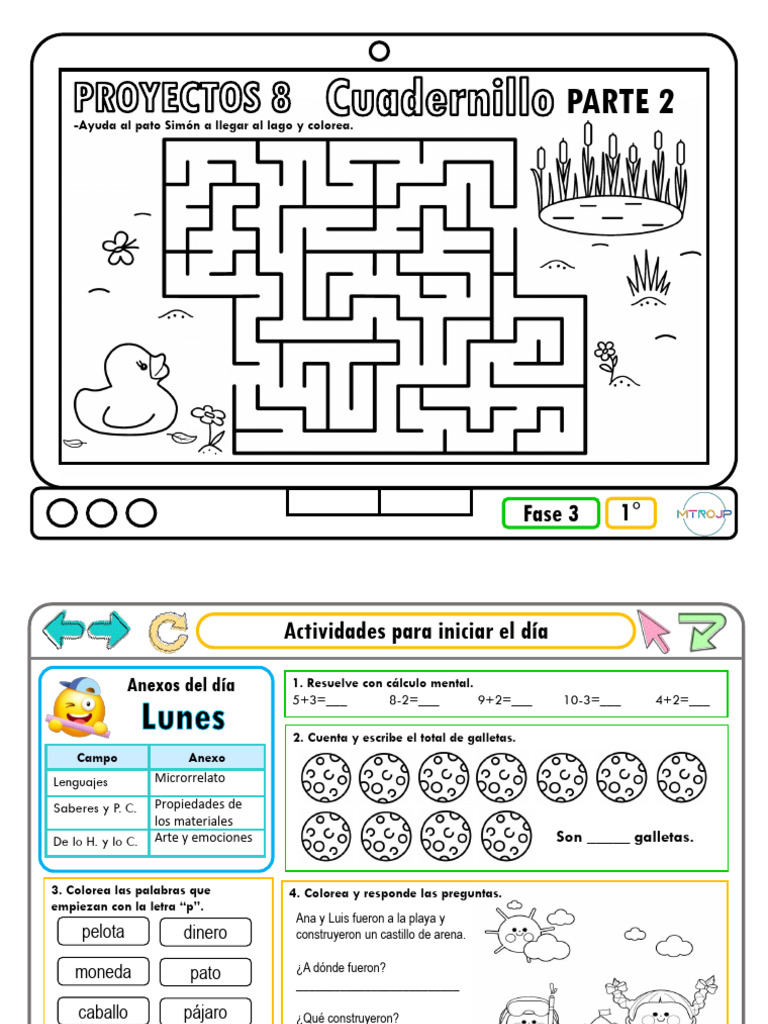 Cuadernillo 1°-1 | PDF