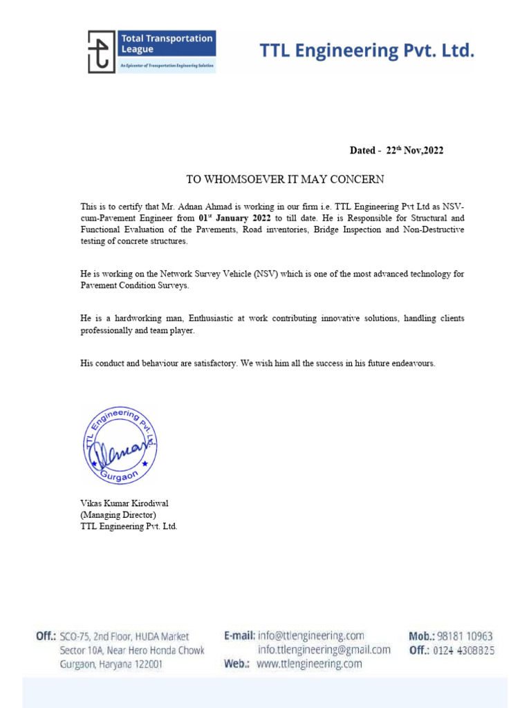 Adnan Experience-1 | PDF