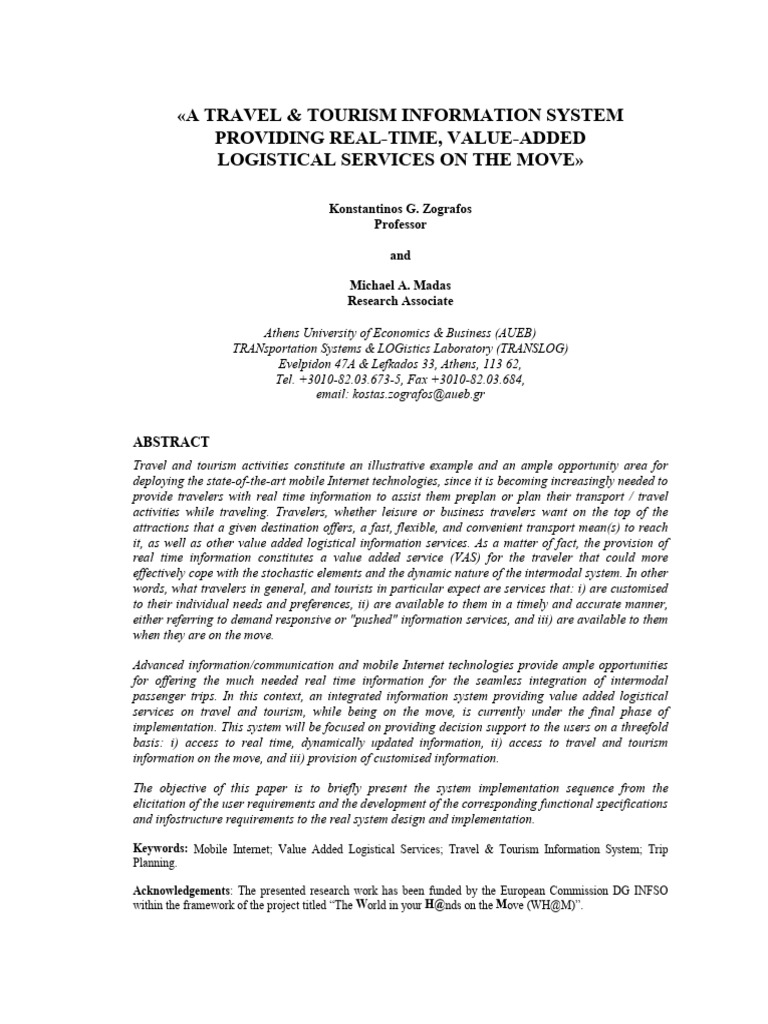 A_Travel_tourism_information_system_providing_real | PDF | Server (Computing) | World Wide Web