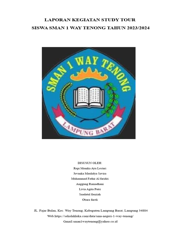 Proposal Studi Tour Xi Repi | PDF | Ilmu Sosial