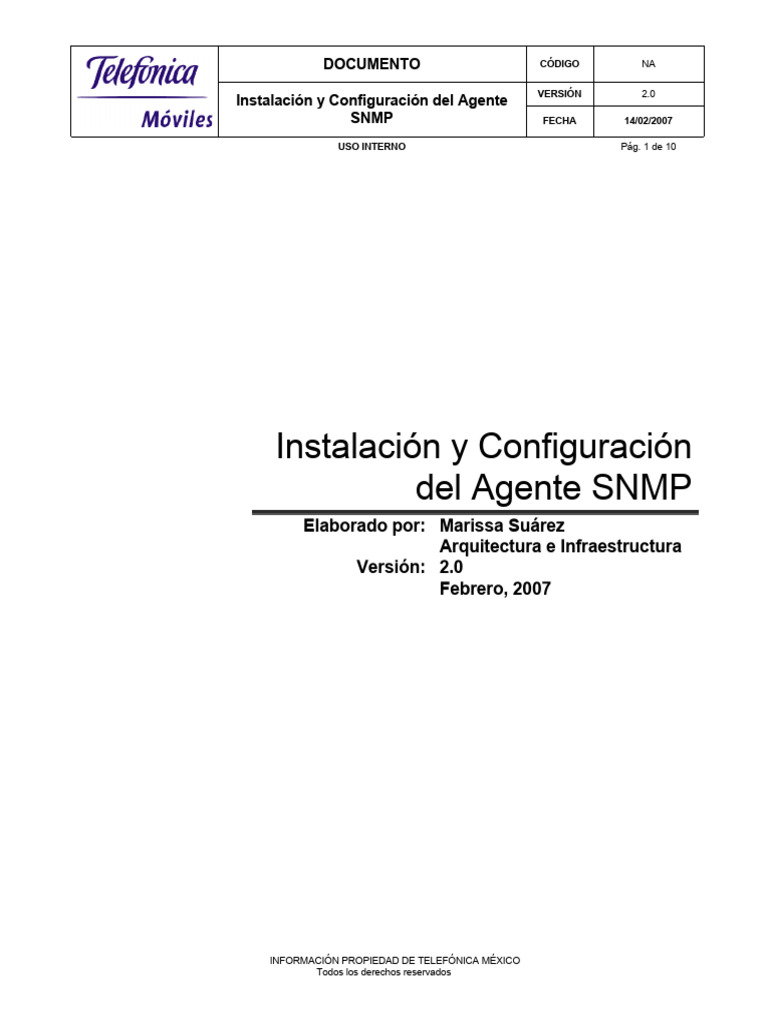 SNMP HP | PDF | Programación | Programa de computadora
