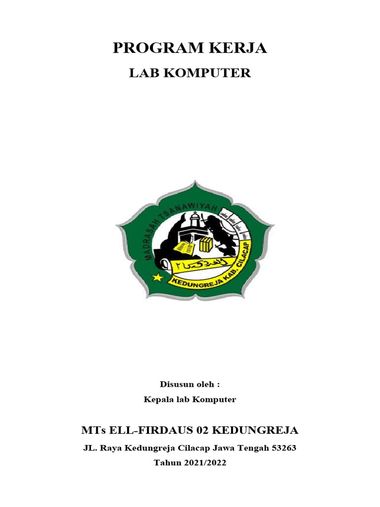 Program Kerja Lab Komputer Pdf Karier Perkembangan Bisnis