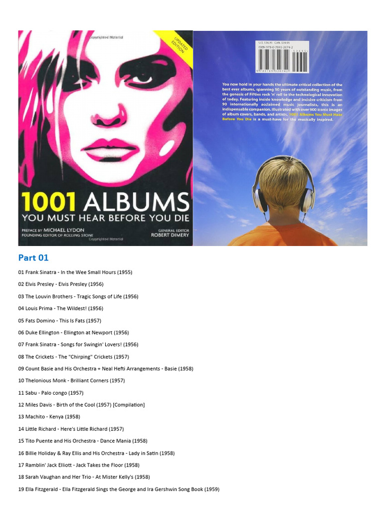 1001 | PDF | Rock Music | Musicians