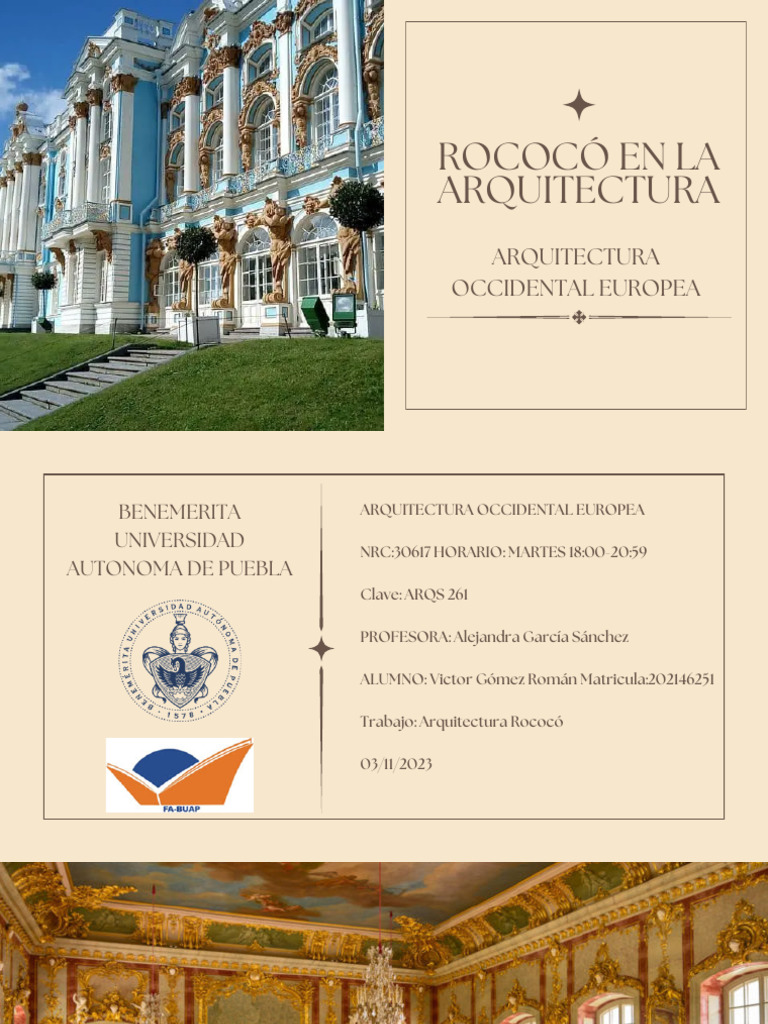 Rococo en la Arquitectura | PDF | Barroco
