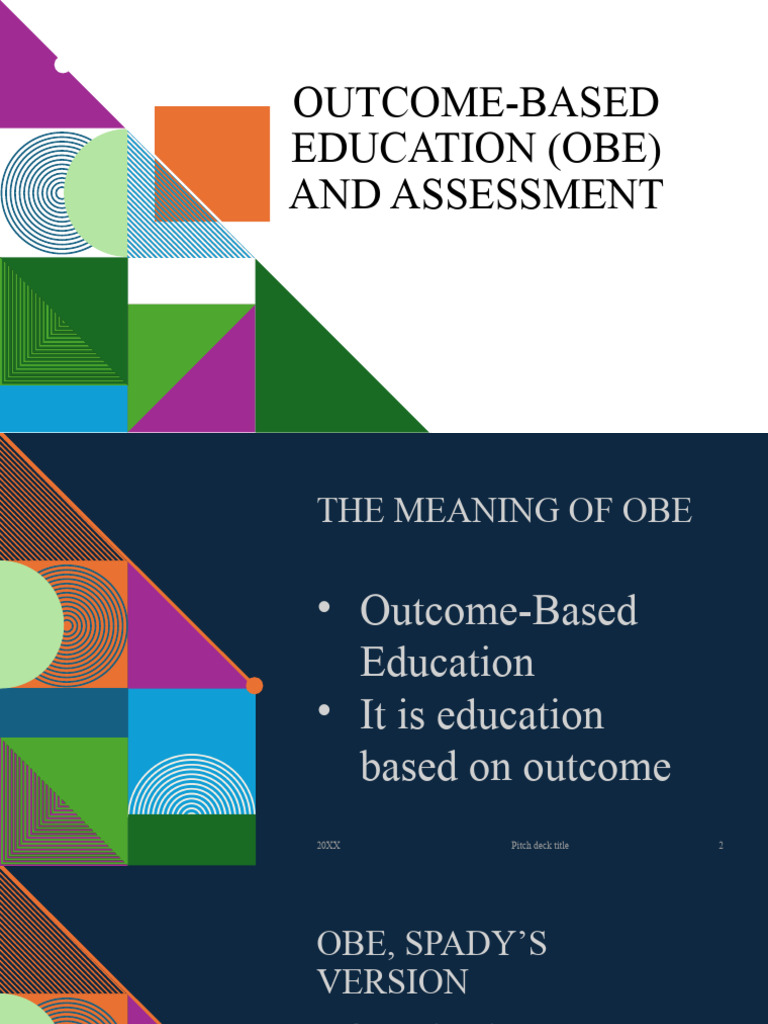 Outcome Based Education Obe and Assessment Lesson 2 | PDF | Education ...