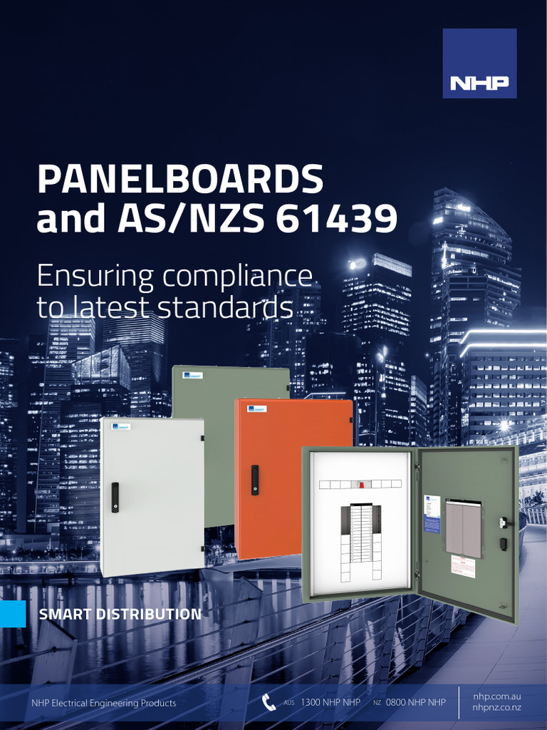Panelboards Compliance To AS NZS 61439 Standard Brochure | PDF ...