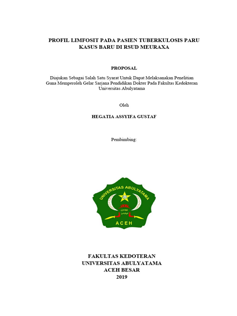 Profil Limfosit Pasien TB Paru Baru | PDF