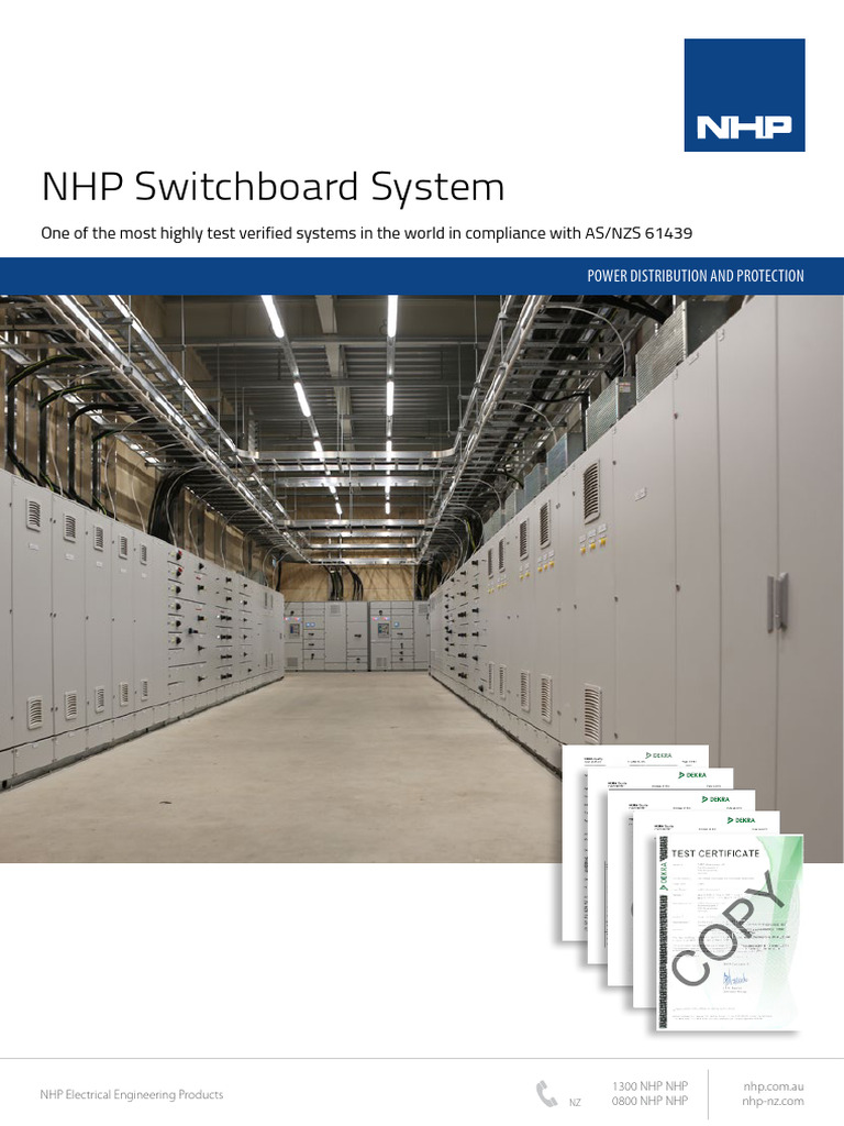 Cubic Switchboard System Brochure | PDF | Insulator (Electricity ...