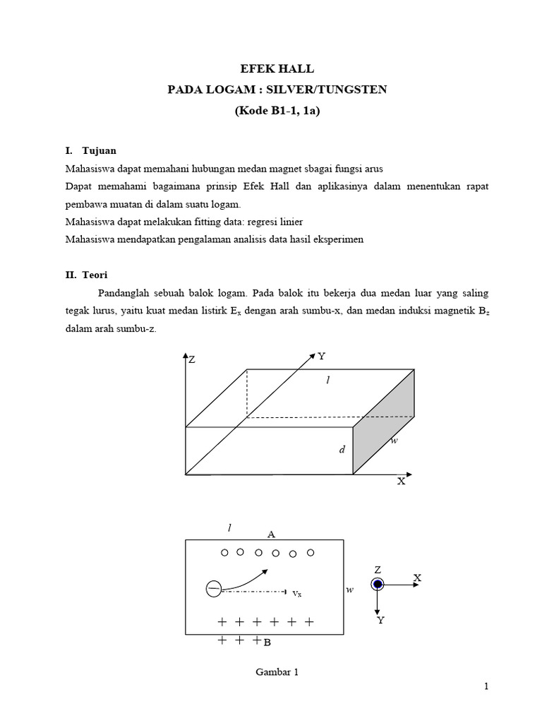 (1-2) EFEK HALL PD Logam | PDF