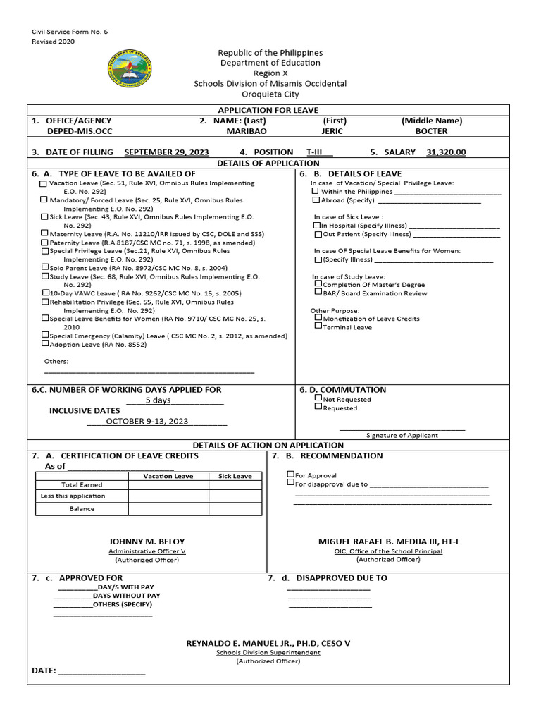 Form 6 | PDF | Social Programs | Government