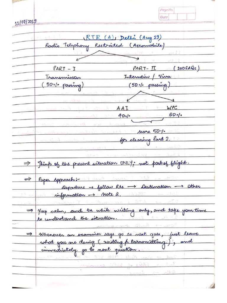 RTR (A) Notes 2019 | PDF