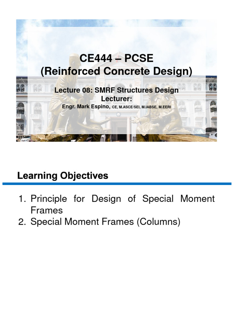 Lec08 Pcse Design | PDF | Beam (Structure) | Strength Of Materials