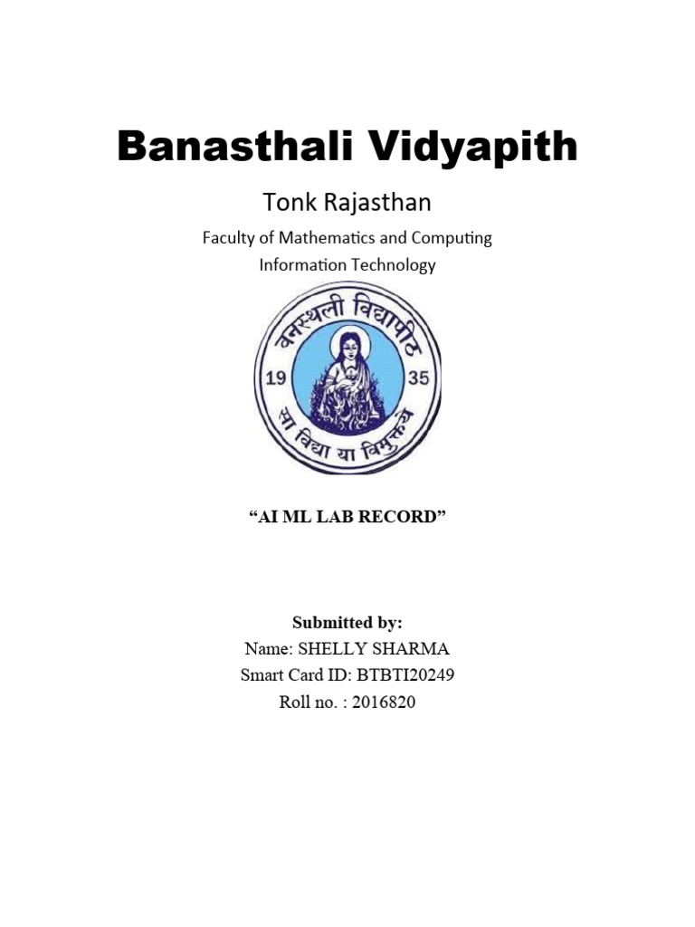 LAB FILE-Shelly Sharma | PDF | Mean Squared Error | Multivariate Statistics