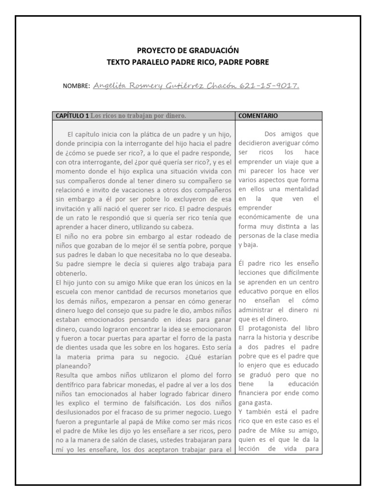 Texto Paralelo | Descargar gratis PDF | Dinero | Economias