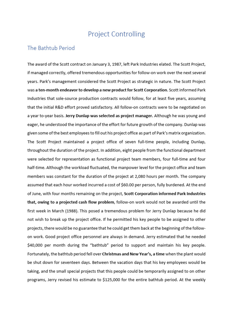Managing Project Controlling Challenges | PDF | Business | Economies