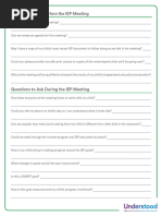 IEP Meeting Minutes Guide | PDF | Individualized Education Program ...