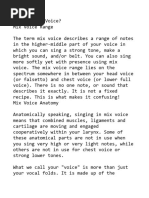 Estill Voice Model Overview | PDF | Singing | Larynx