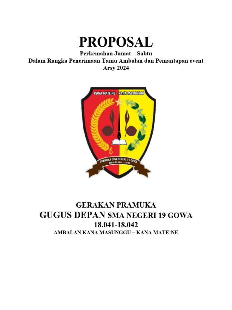 PROPOSAL Persami | PDF