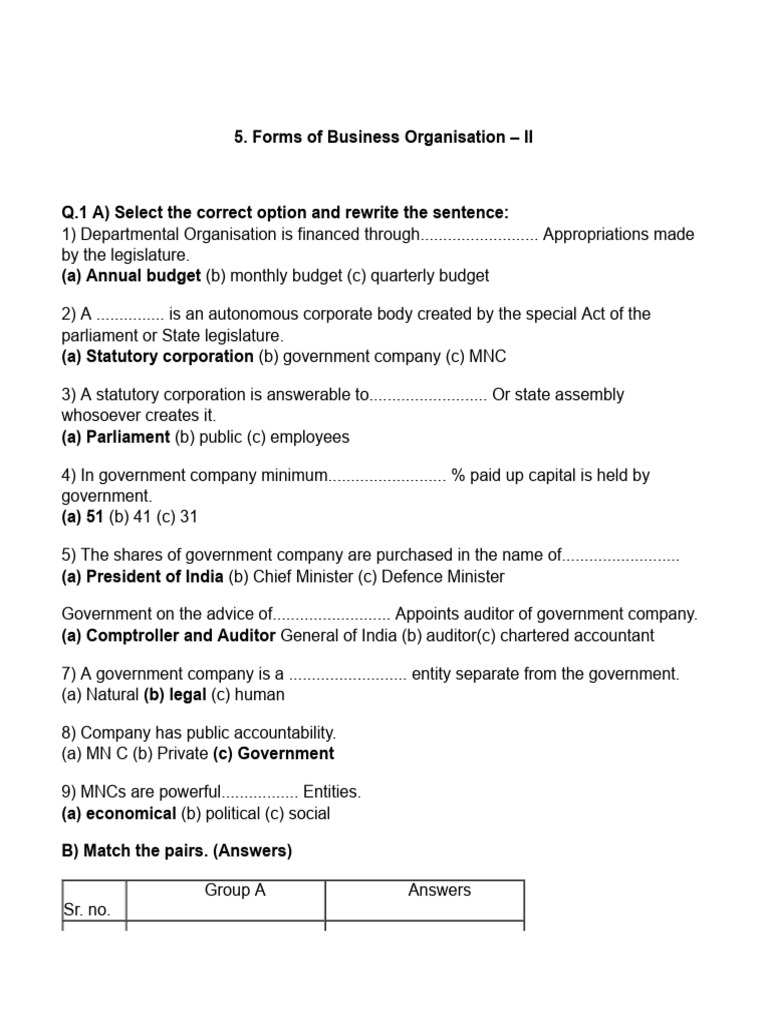 OCM CHATPTER 5 | PDF | Multinational Corporation | Monopoly