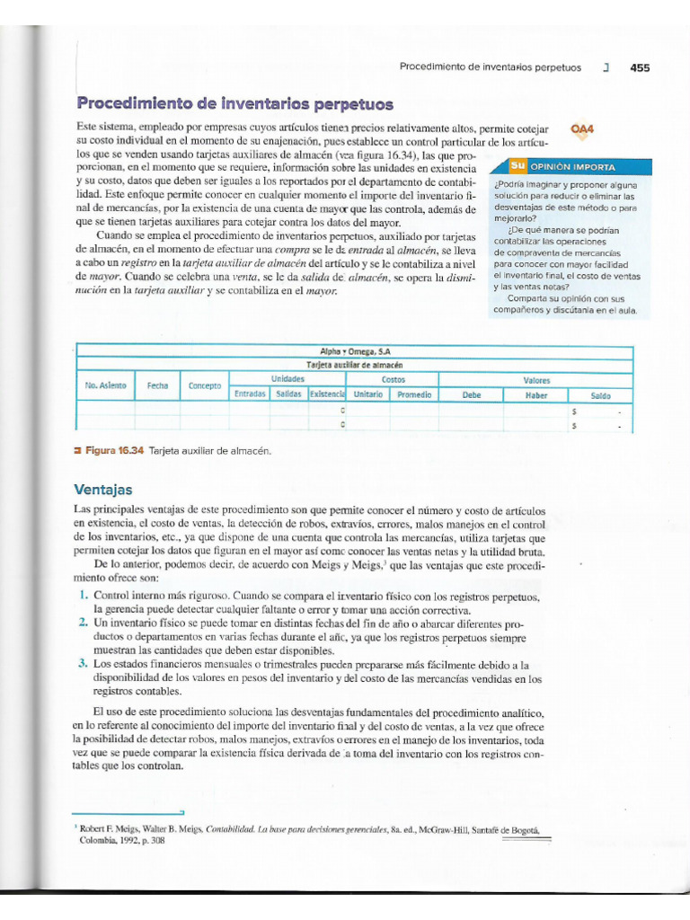 Procedimiento de Inventarios Perpetuos - Javier Romero | PDF