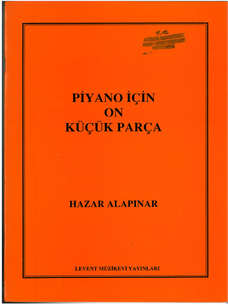 PİANO KUCUK PARCALAR Hazar ALAPINAR | PDF